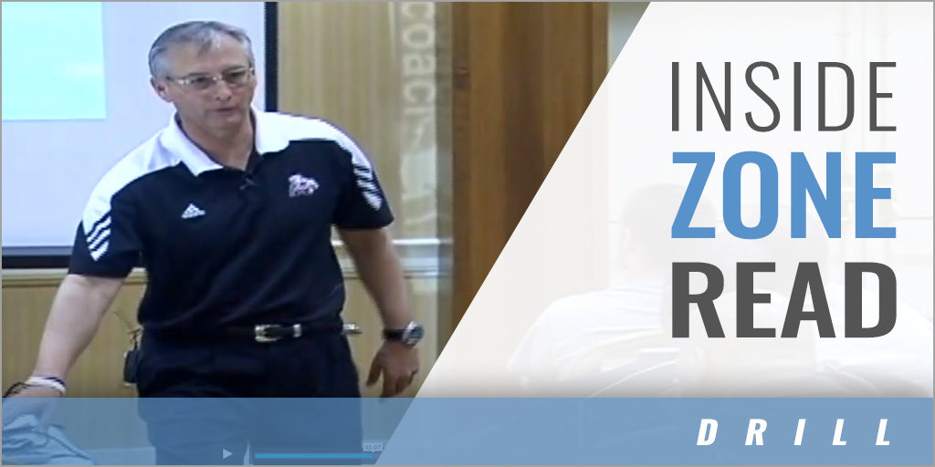 Inside Zone Read Drill with Les Koenning – Coaches Insider