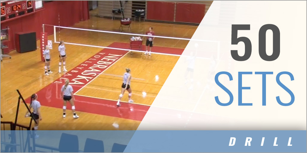 50 Sets Drill with John Cook – Univ. of Nebraska – Coaches Insider