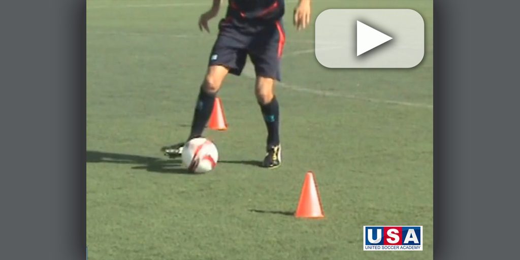 Dribbling Preferred Foot Exercise – United Soccer Academy [VIDEO ...
