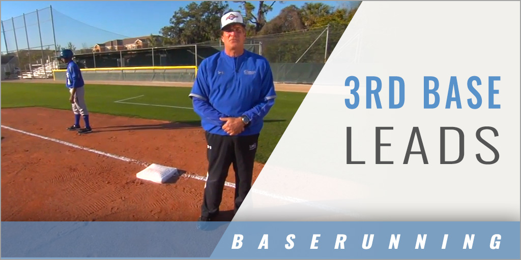 Baserunning 3rd Base Leads Img Academy Video Coaches Insider