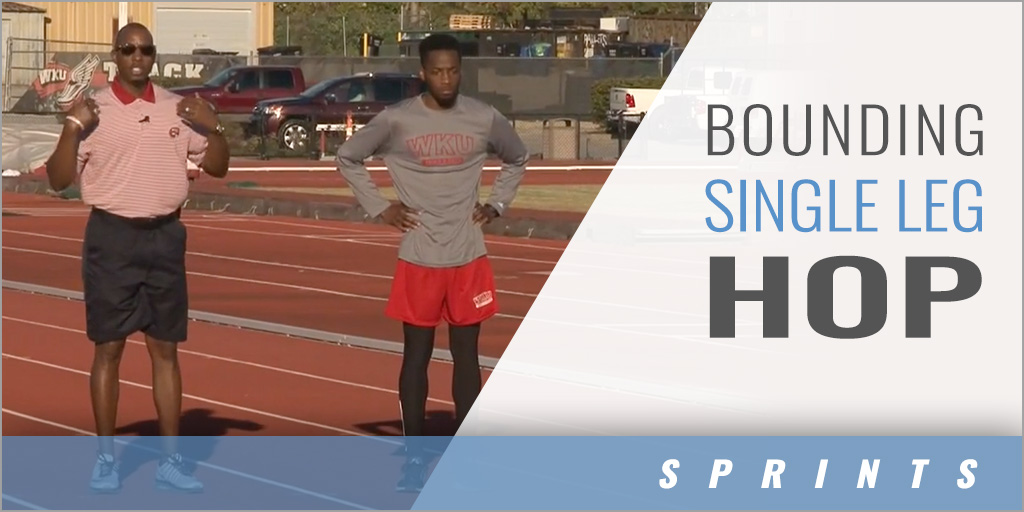 Sprints: Bounding Single Leg Hop with Erik Jenkins – Coaches Insider