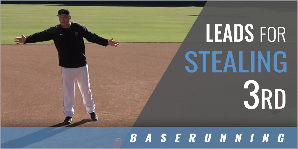 Baserunning: Leads for Stealing 3rd Base with Jared Broughton ...