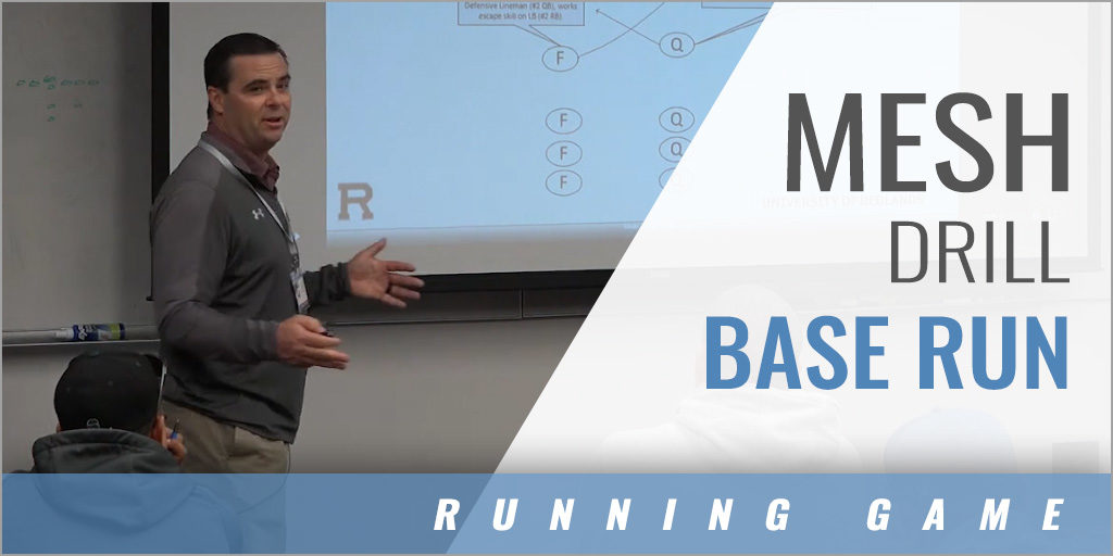 Combo Plays: Mesh Drill – Base Run with Jim Good – Univ. of Redlands ...