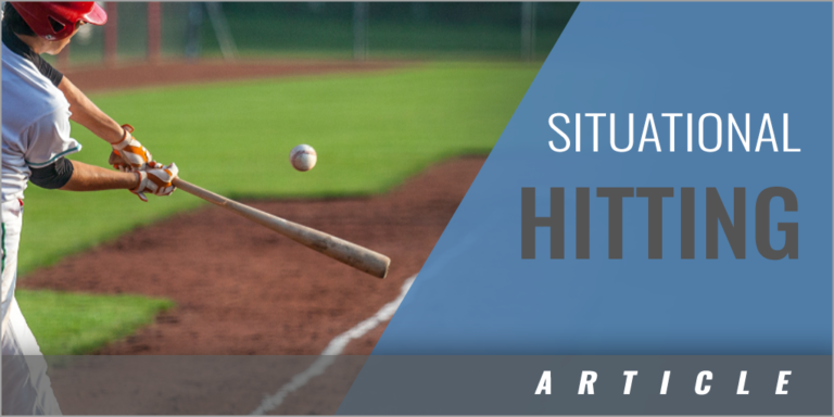 Teaching Situational Hitting in Baseball – Coaches Insider