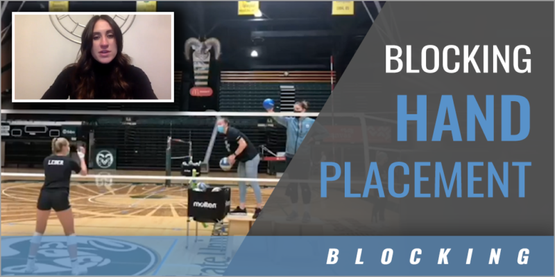 Blocking Eye Work with Emily Kohan – Colorado State Univ. – Coaches Insider