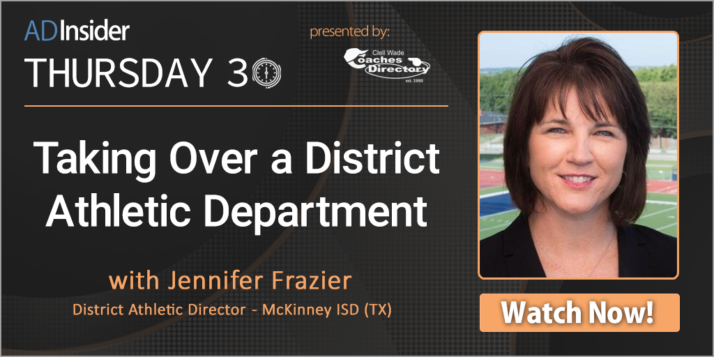 EP 53: Taking Over a District Athletic Department with Jennifer Frazier ...