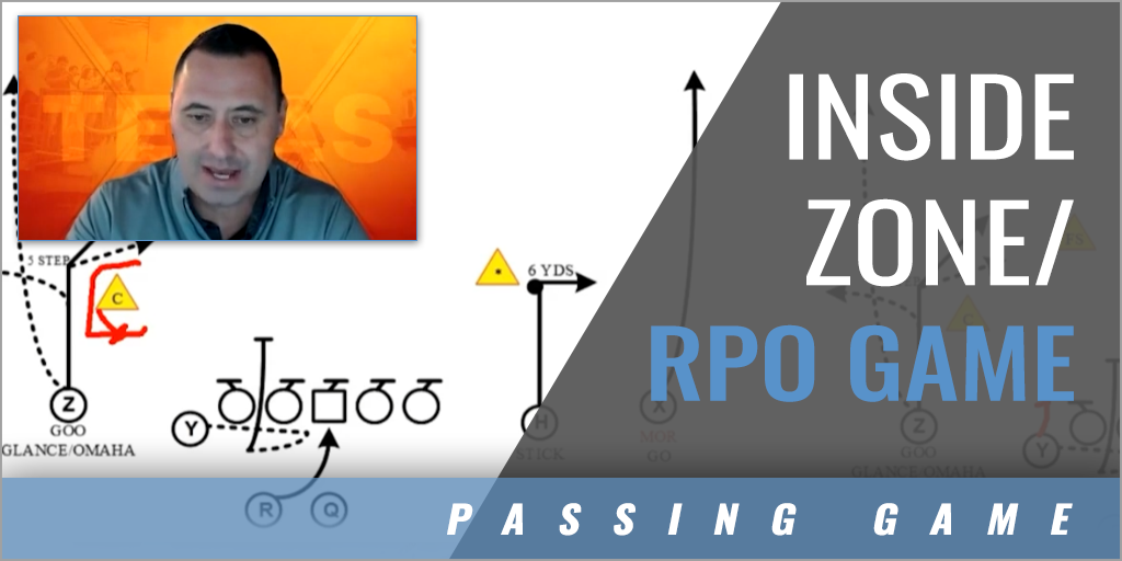 Inside Zone/RPO Game with Steve Sarkisian – Univ. of Texas – Coaches ...