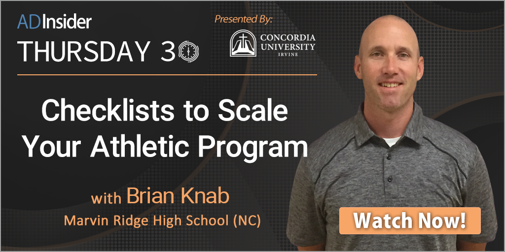 EP 64: Checklists to Scale Your Athletic Program with Brian Knab ...