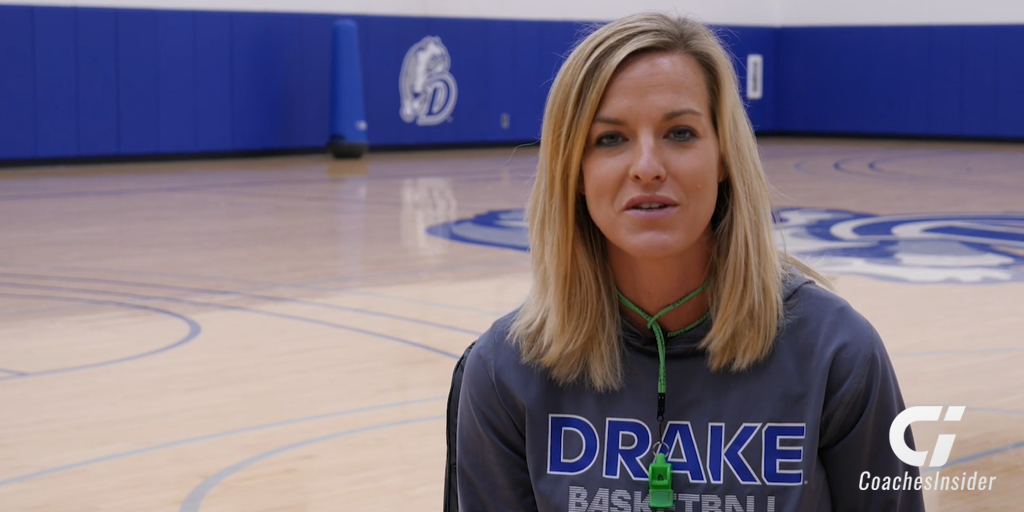 Practice Session with Jennie Baranczyk – Drake University – Coaches Insider