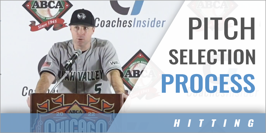 Pitch Selection Process with Eddie Smith – Utah Valley Univ. – Coaches ...