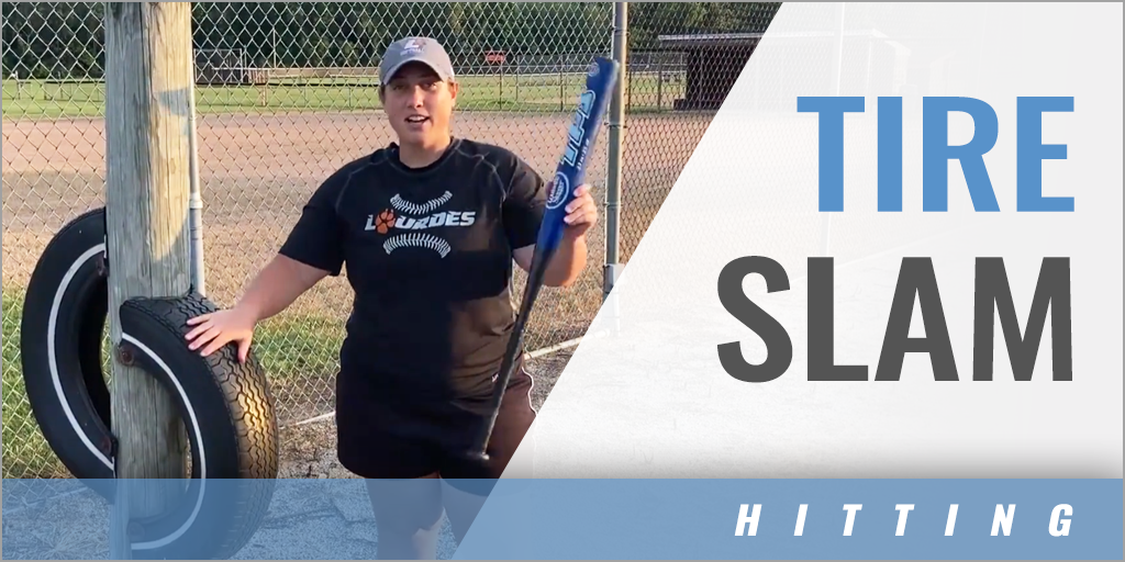 Tire Slam Drill with Caitlin Blanchard – Lourdes Univ. – Coaches Insider