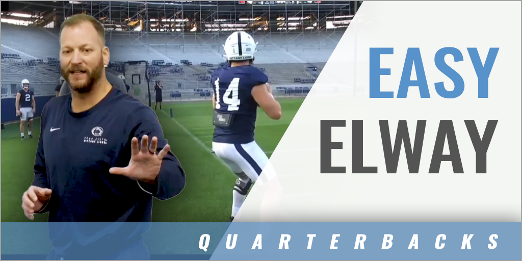 QB Easy Elway Drill with Mike Yurcich – Penn State Univ. – Coaches Insider